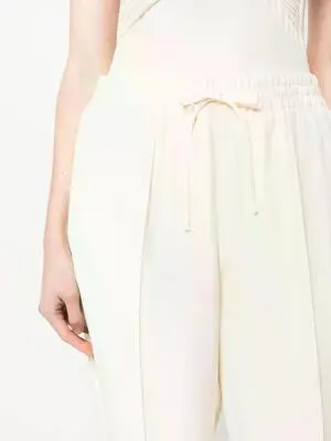 JIL SANDER Elasticated Drawstring Trousers - Neutrals