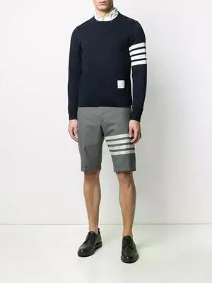 Thom Browne 4-bar Plain Weave Suiting Shorts - Grey