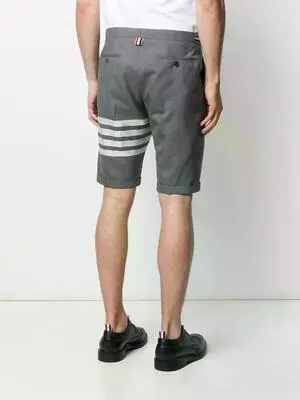 Thom Browne 4-bar Plain Weave Suiting Shorts - Grey