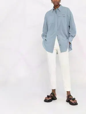 Brunello Cucinelli High-waisted Cropped Trousers