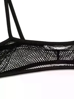 Christopher Esber Lace Bralette - Black