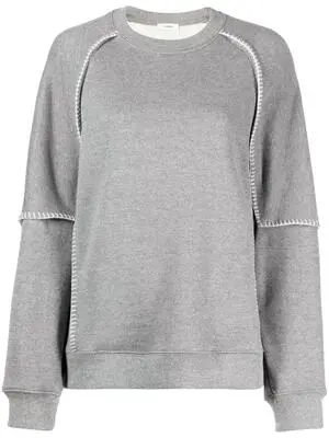 Goen.j Layered Whipstitch Sweatshirt
