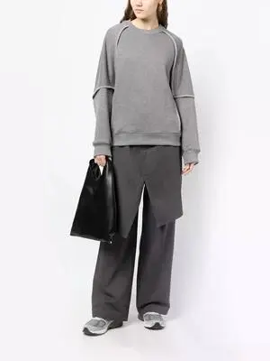 Goen.j Layered Whipstitch Sweatshirt