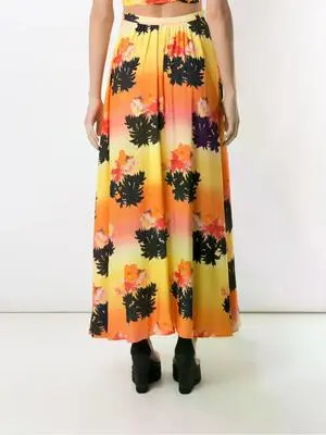 AMIR SLAMA Printed Long Skirt