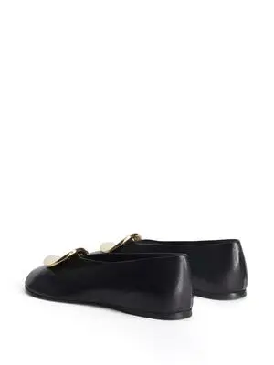 JIL SANDER Decorative-plaque Ballerina Shoes