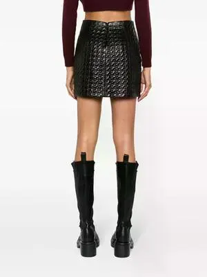 PATOU Quilted Shell Miniskirt