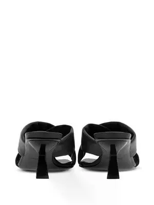 FERRAGAMO Crossover-strap Lambskin Mules
