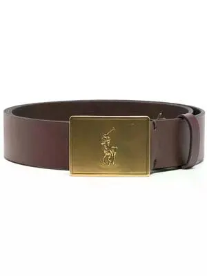 Polo Ralph Lauren Gold Tone Belts For Men