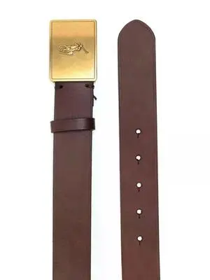 Polo Ralph Lauren Polo Pony Leather Belt - Brown