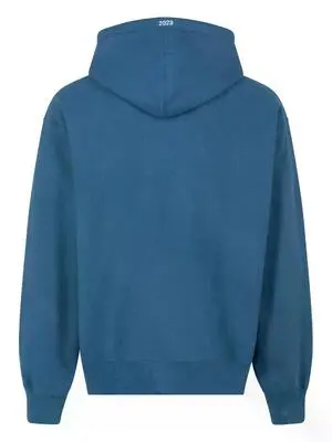 Supreme Box Logo Cotton Hoodie - Blue