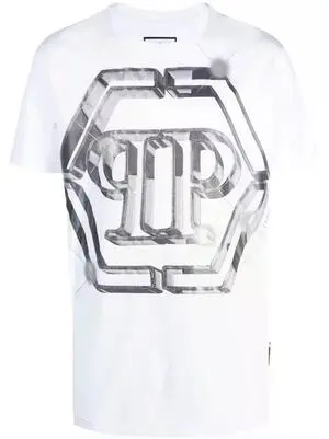 Philipp Plein Logo-print Short-sleeved T-shirt White
