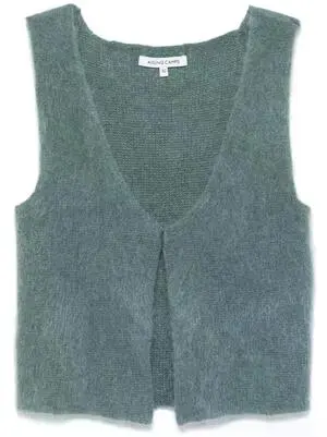 AISLING CAMPS Brushed Vest - Blue