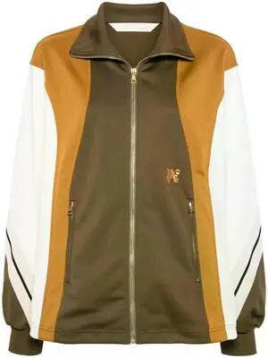 Palm Angels Monogram-embroidered Colorblock Track Jacket