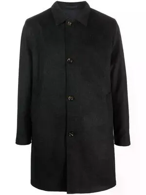 Kired Button Detailed Coats For Men