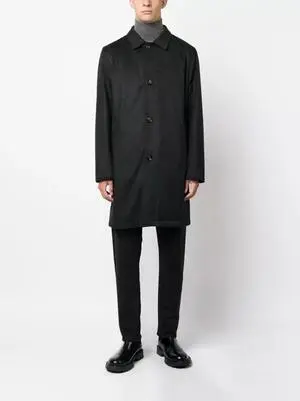 KIRED Long-sleeve Cashmere Trench Coat