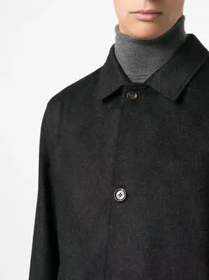 KIRED Long-sleeve Cashmere Trench Coat