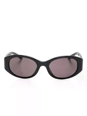 Balenciaga Oval-frame Sunglasses - Black