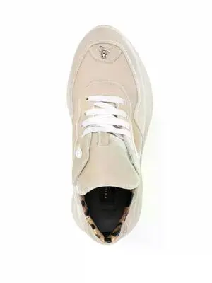 Philipp Plein Velvet Runner Low-top Sneakers - Neutrals