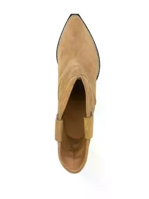 Isabel Marant Étoile Suede Cowboy Ankle Boots