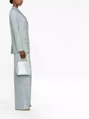 JOSEPH Single-breasted Cotton-linen Blend Blazer