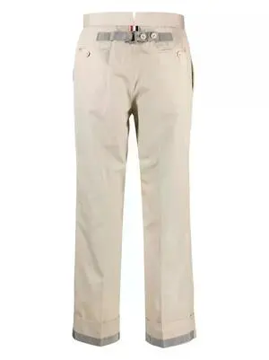 Thom Browne Tailored Cropped Twill Trousers