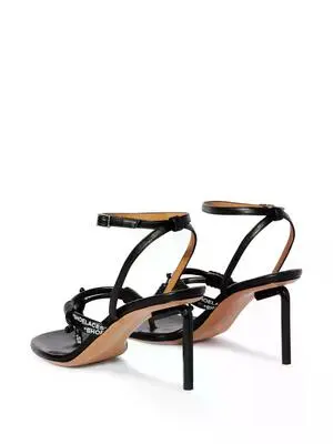 Off-White Mid Heel Sandals