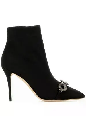 Manolo Blahnik Zip Up Booties