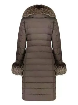 MOORER Hooded Zip-up Coat