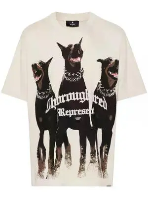 REPRESENT Thoroughbred Cotton T-shirt - Neutrals