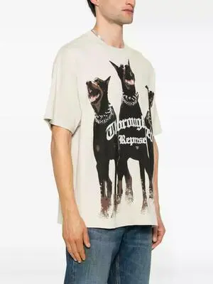 REPRESENT Thoroughbred Cotton T-shirt - Neutrals