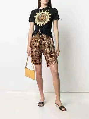 GARCONS INFIDELES Abstract Print Mid-rise Shorts
