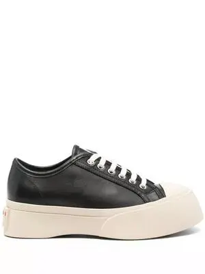 Marni Pablo Leather Sneakers - Black