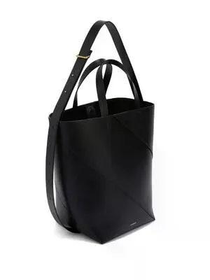 JIL SANDER Medium Leather Tote Bag