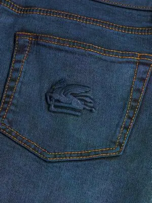 Etro Pegaso-motif Slim-fit Jeans