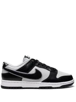 Nike Dunk Low Chenille Swoosh Sneakers - Black