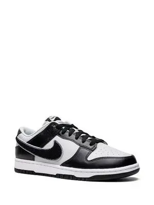 Nike Dunk Low Chenille Swoosh Sneakers - Black