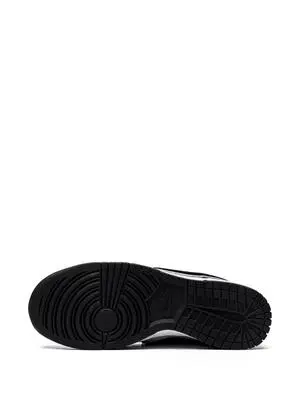 Nike Dunk Low Chenille Swoosh Sneakers - Black