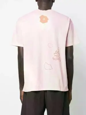 OBJECTS IV LIFE Graphic-print Distressed-effect T-shirt