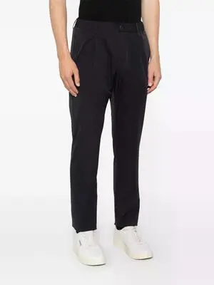 Herno Seersucker Trousers - Blue