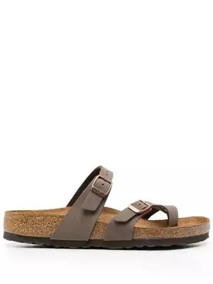 BIRKENSTOCK Mayari Leather Sandals - Brown