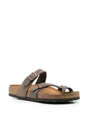 BIRKENSTOCK Mayari Leather Sandals - Brown