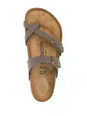 BIRKENSTOCK Mayari Leather Sandals - Brown
