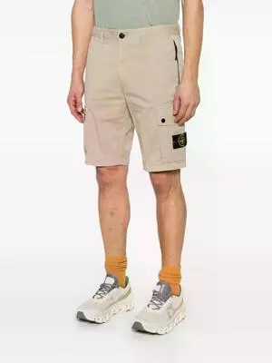 Stone Island Compass-badge Shorts - Neutrals