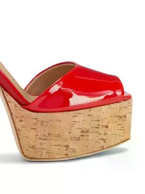 GIUSEPPE ZANOTTI 120mm Betty Sandals - Red
