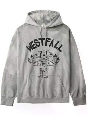 WESTFALL Hooded Cotton-blend Sweatshirt