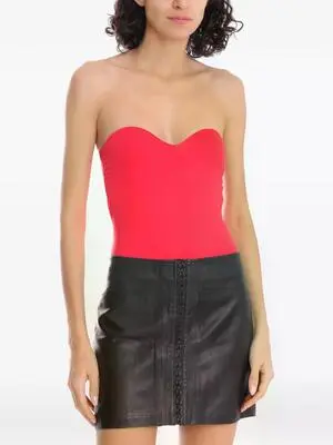 AMIR SLAMA Sweetheart-neck Strapless Top