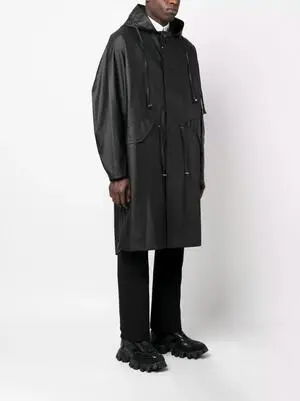 Helmut Lang Logo-print Drawstring Parka