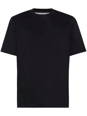 Brunello Cucinelli Crew-neck Cotton Jersey T-shirt - Blue