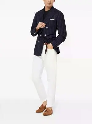 Brunello Cucinelli Crew-neck Cotton Jersey T-shirt - Blue