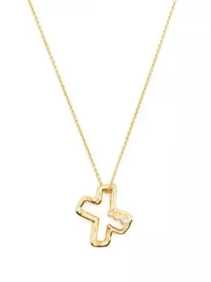 MISSOMA Pearl-embellished Initial Pendant Necklace - Gold